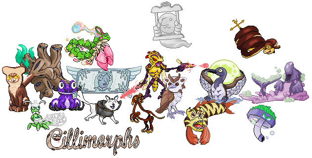 Cillimorphs Field Guide | Blaine Arcade